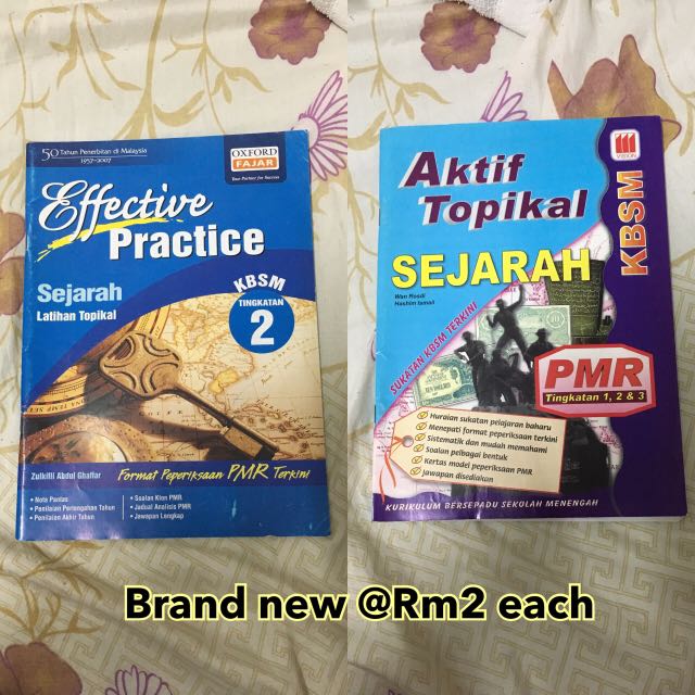 Pmr Sejarah Reference / Exercise Book, Hobbies & Toys, Books ...