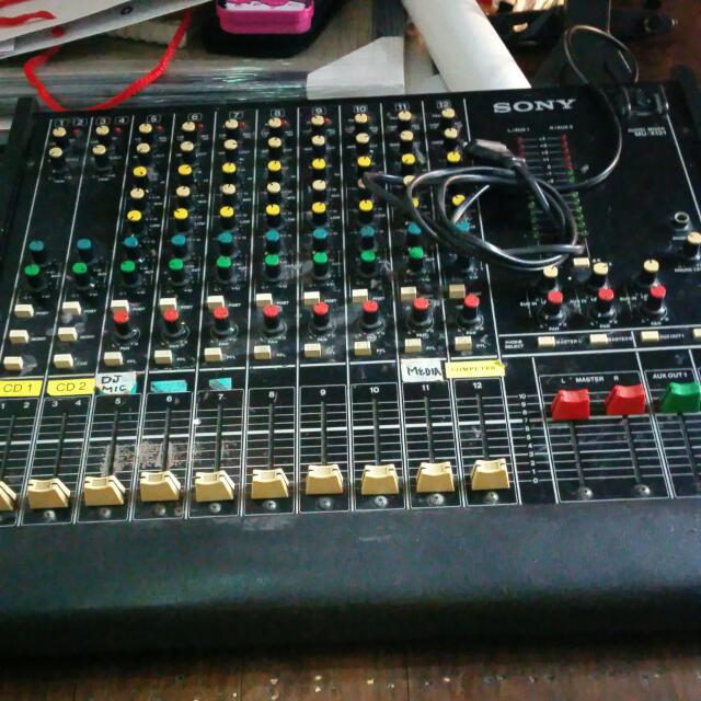 Sony Music Mixer, Hobbies & Toys, Music & Media, Music Accessories on ...