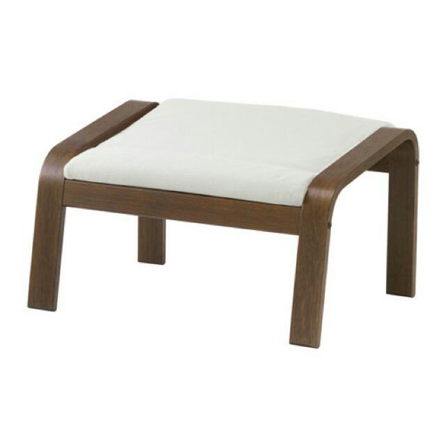 IKEA Poang Armchair And Footstool, Furniture & Home Living, Furniture ...