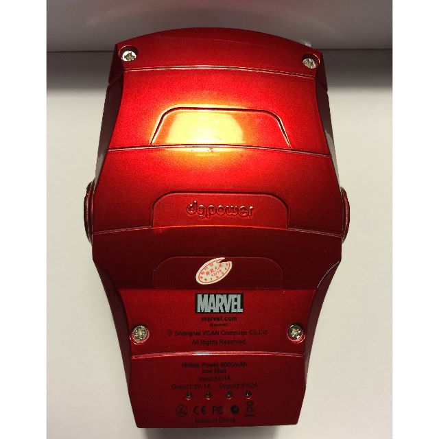 Iron Man Marvel Hero Power Bank 6000mAh, Electronics on Carousell