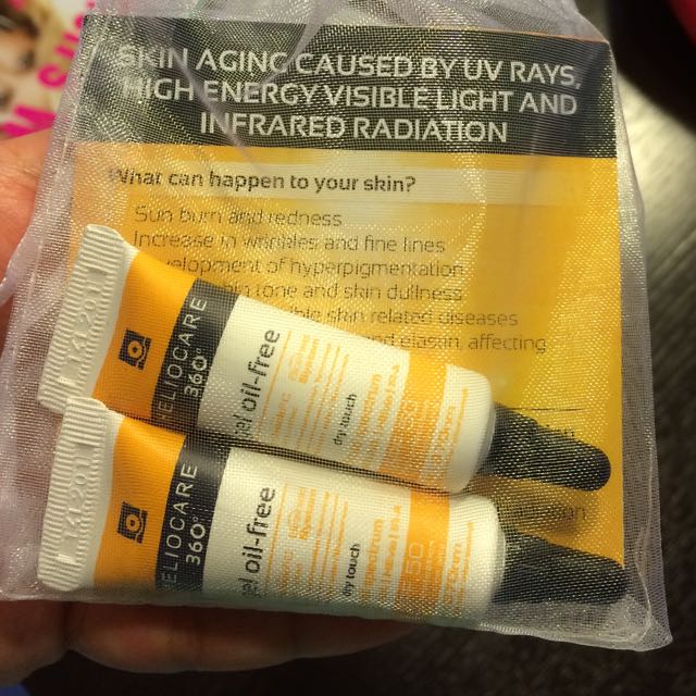 Heliocare 360 Sunblock Samples, Health & Nutrition, Face Masks & Face ...