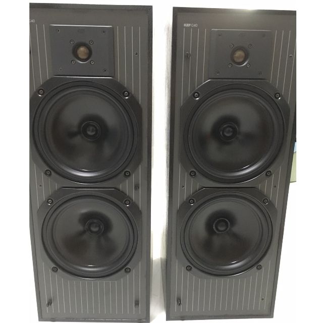KEF C40 large bookshelf speaker, Music & Media on Carousell