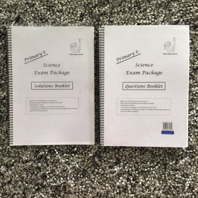 PSLE Science Exam Package, Hobbies & Toys, Books & Magazines ...