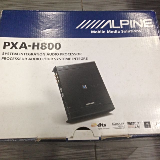 (Reserved)Alpine PXA-H800 Sound Processor & RUX-C800 Controller, Car ...