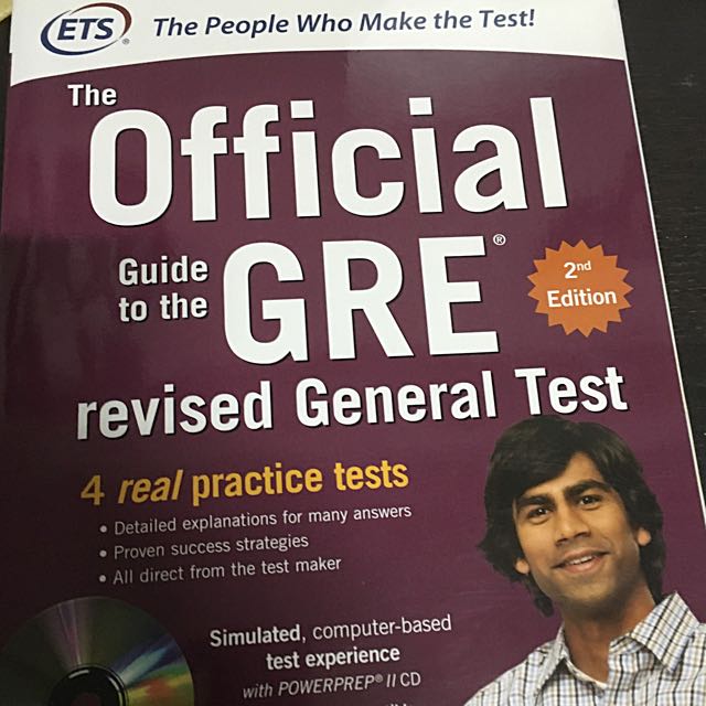 ETS Official GRE Guide 2nd Ed, Hobbies & Toys, Books & Magazines ...