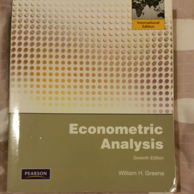 Ec4303 Textbook Econometric Analysis Greene , Hobbies & Toys, Books ...