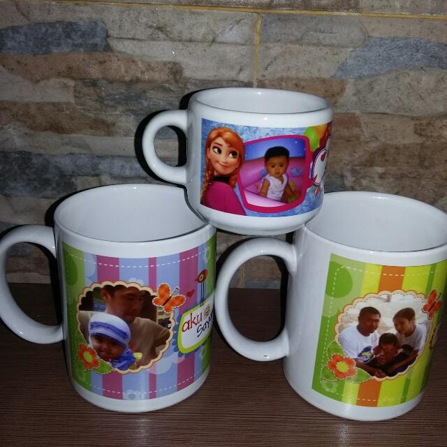 Mug Mini Dan Gelas Doff Lucu, Desain & Kerajinan Tangan di Carousell