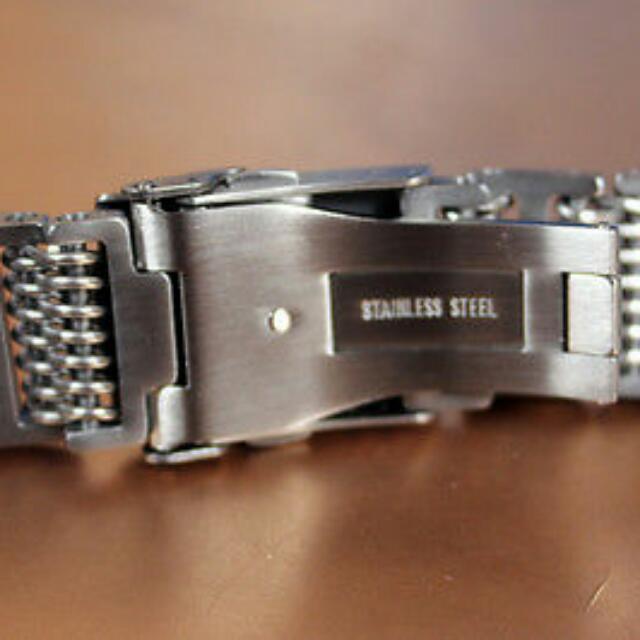 Shark Mesh Stainless Steel Bracelet - with removable Links., Sports ...