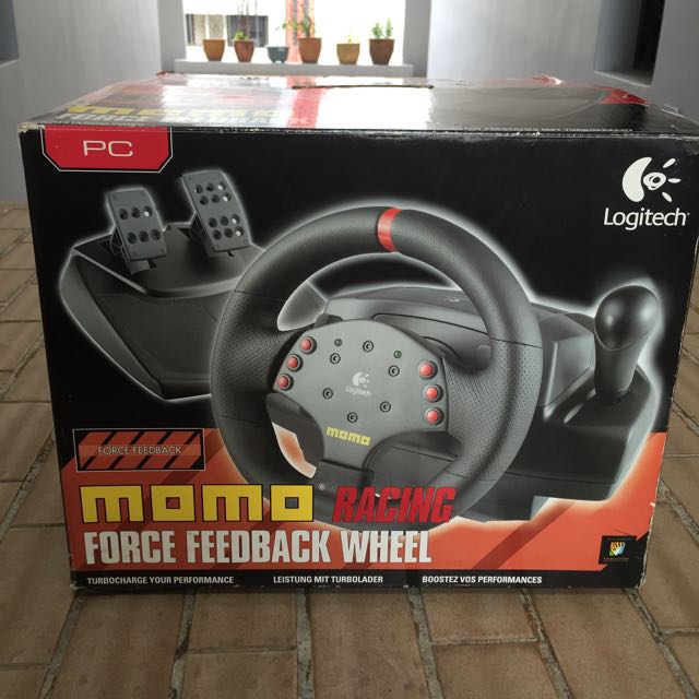 Logitech MoMo Racing Feedback Wheel, Sports Equipment, Exercise ...