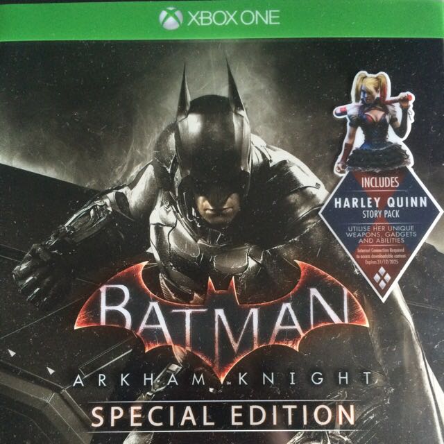 Arkham Knight Special Edition Steel Box ( Harley Quinn Codes Unredeem ...