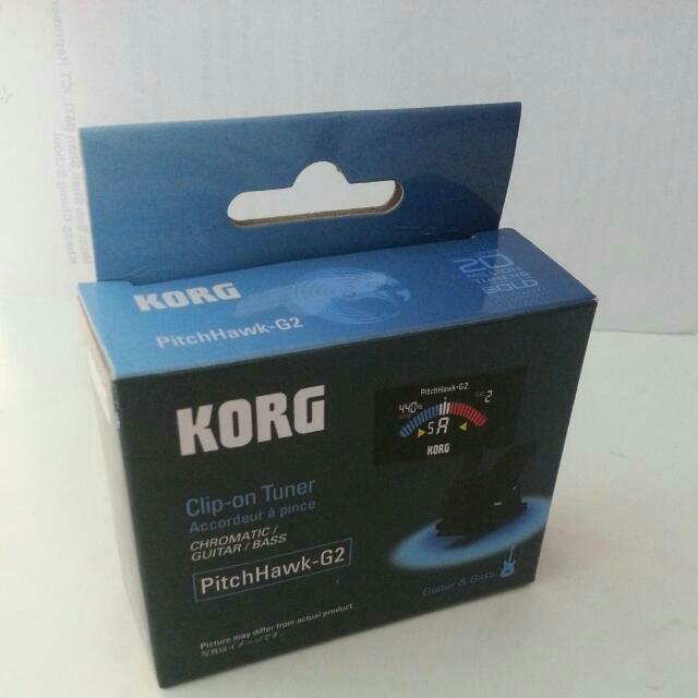 Korg PitchHawk G2 tuner [AW3G2-BK], Hobbies & Toys, Music & Media ...