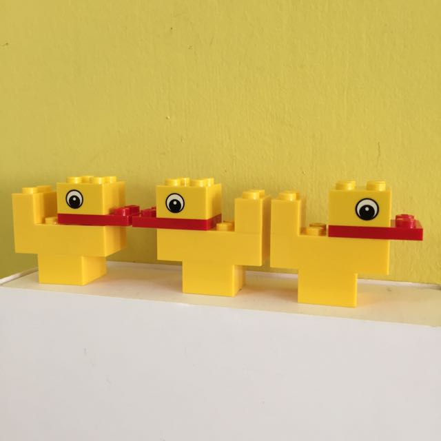 Lego 3 Little Ducks Cute Duckling Rare Collection Animal Tokyu Hands ...
