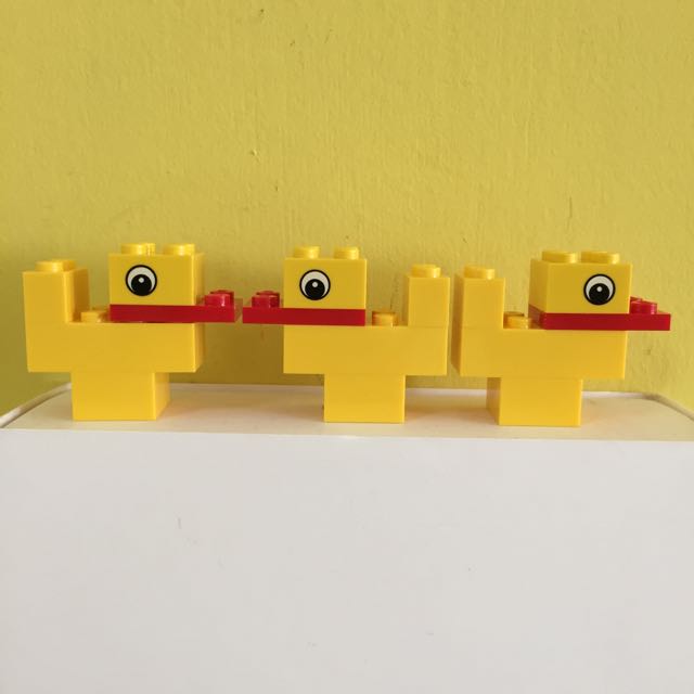Lego 3 Little Ducks Cute Duckling Rare Collection Animal Tokyu Hands ...