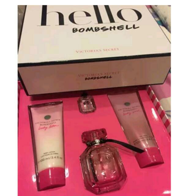 Victoria Secret Hello Bombshell Set, Women's Fashion, New Undergarments ...