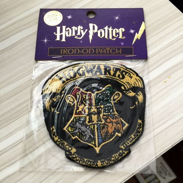 Harry Potter Hogwarts Iron-on Patch, Hobbies & Toys, Toys & Games on ...