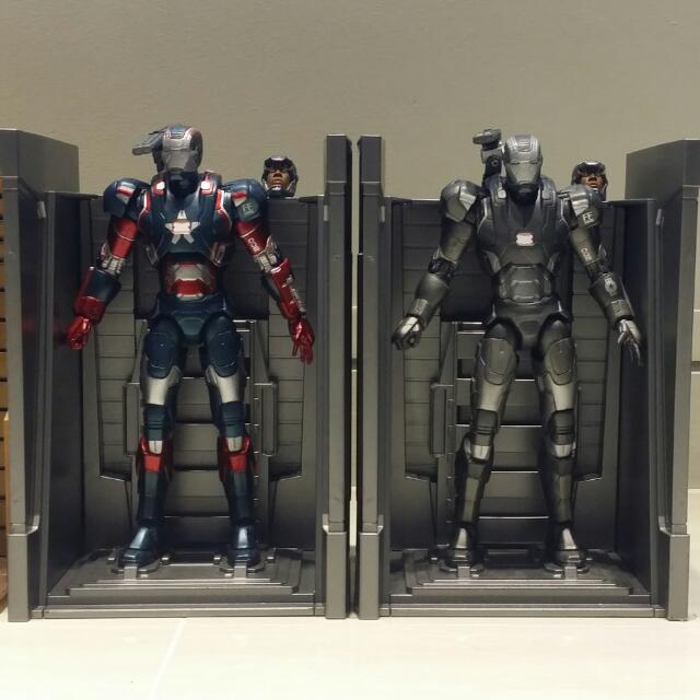 (Reserved) Marvel Select War Machine Mk1 Mk2 Iron Patriot & Mk1 Special ...