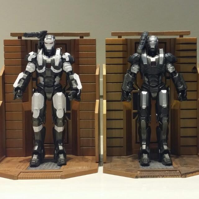 (Reserved) Marvel Select War Machine Mk1 Mk2 Iron Patriot & Mk1 Special ...