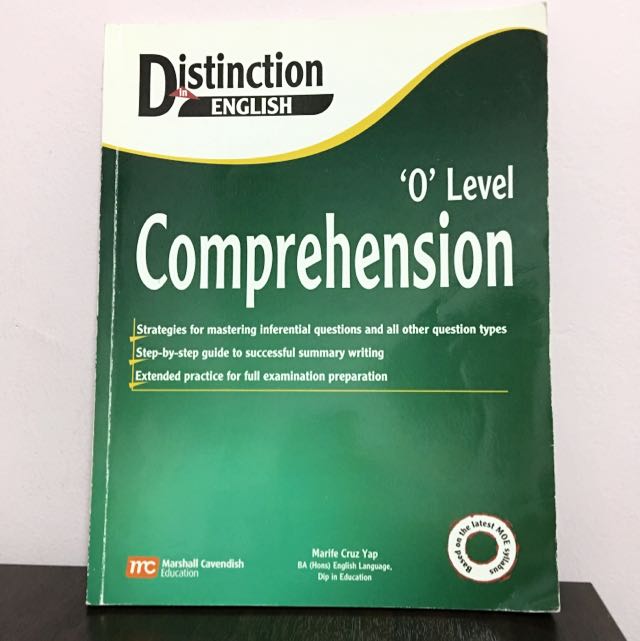 O-Level Distinction In English Comprehension (Marshall Cavendish ...