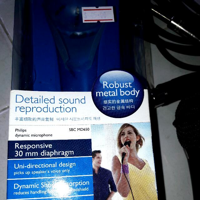 Philips Microphone MD650, Audio, Headphones & Headsets on Carousell