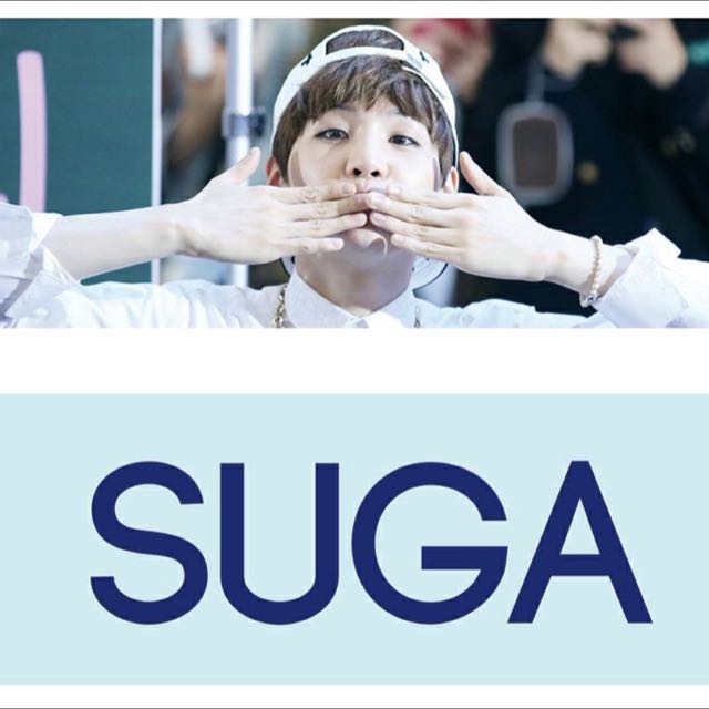 [SG GO]SUGA SUGACRUSH SLOGANS BY @sugacrush0309, Hobbies & Toys ...