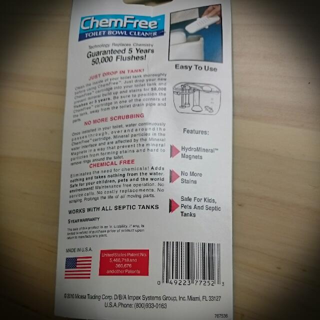ChemFree Toilet Cleaner, Everything Else on Carousell