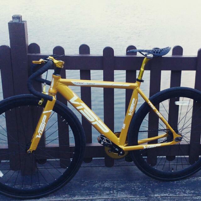 VISP TRX 750 FRAME (GOLD), Sports Equipment, Bicycles & Parts, Parts ...