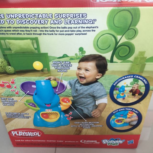 PLAYSKOOL POPPIN PARK - Elefun Busy Ball Popper, Hobbies & Toys, Toys ...