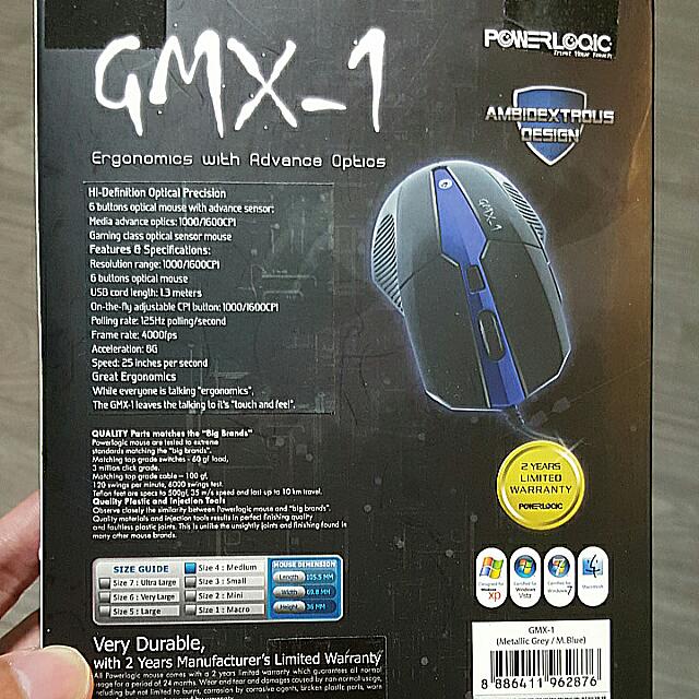 Powerlogic Gaming Mouse, Computers & Tech, Parts & Accessories ...