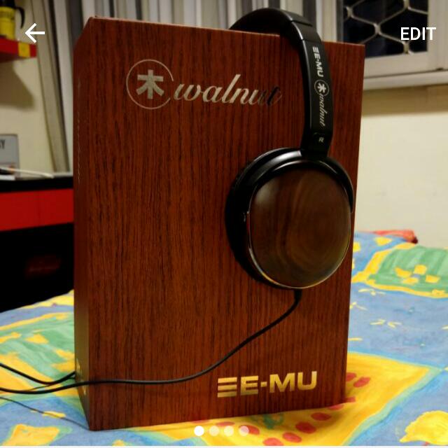[PRICE LOWERED] E-MU Walnut Headphones, Computers & Tech, Parts ...