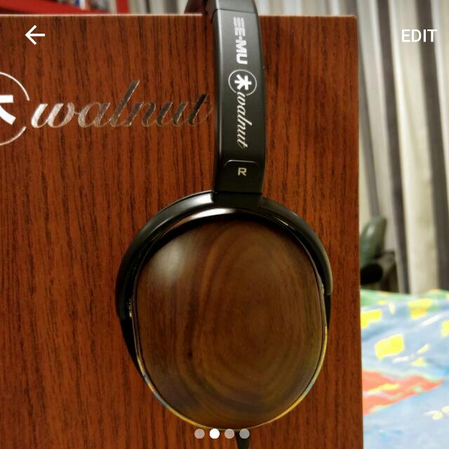 [PRICE LOWERED] E-MU Walnut Headphones, Computers & Tech, Parts ...