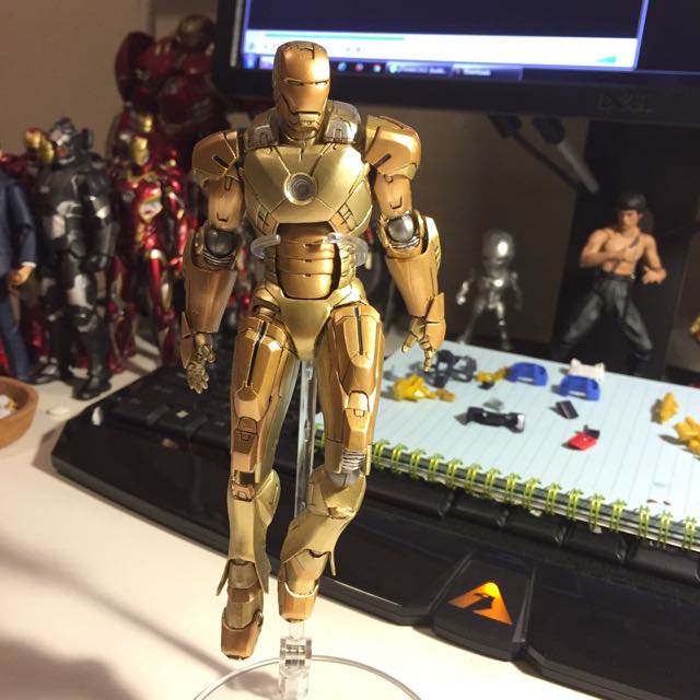 Sci-Fi Revoltech Iron Man Mark XXI, Midas Armor by Kaiyodo, Hobbies ...