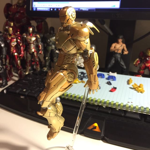 Sci-Fi Revoltech Iron Man Mark XXI, Midas Armor by Kaiyodo, Hobbies ...