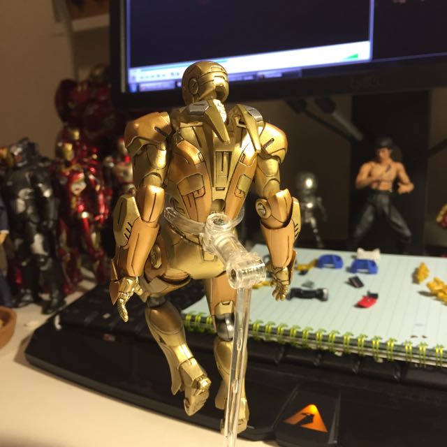 Sci-Fi Revoltech Iron Man Mark XXI, Midas Armor by Kaiyodo, Hobbies ...