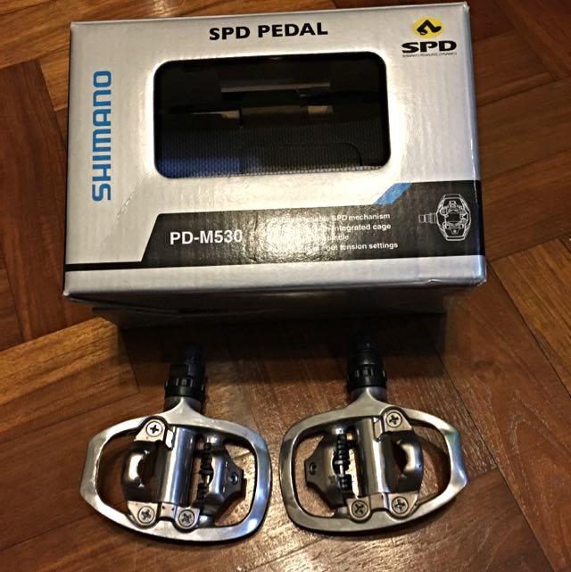 Shimano PD-M530 Spd Pedals, Men's Fashion, Footwear, Dress Shoes on ...