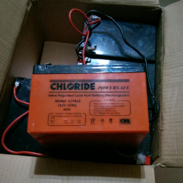 Used 12v Lead Acid Battery, Everything Else on Carousell