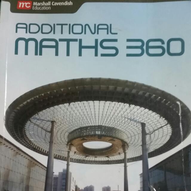 Marshall Additional Mathematics 360 Textbook, Hobbies & Toys, Books ...