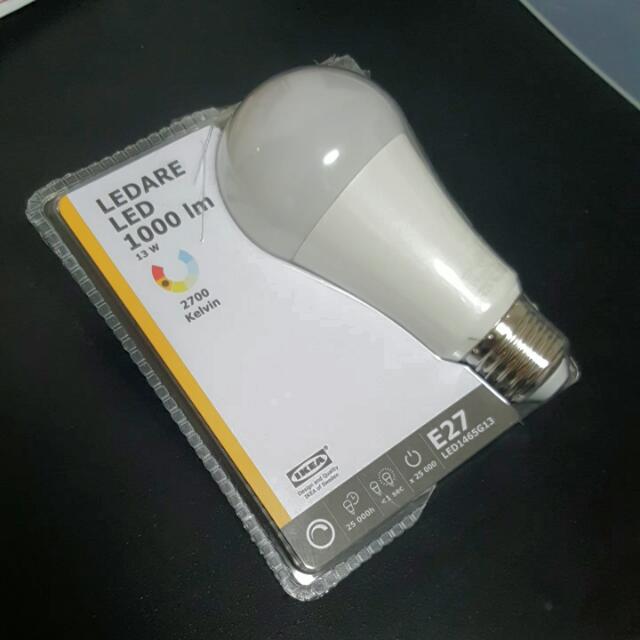 New IKEA Ledare LED Light Bulb, Furniture & Home Living, Lighting ...