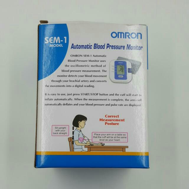 Omron Automatic Blood Pressure Monitor SEM-1, Everything Else on Carousell