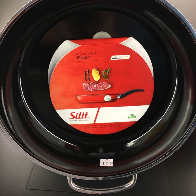 Silit Silargan Frying Pan 28cm Complete With Oil Splash Cover - Yellow ...