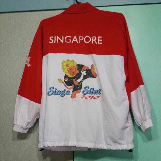 Team Singapore Silat Singa 2010 Jacket, Men's Fashion, Activewear on ...
