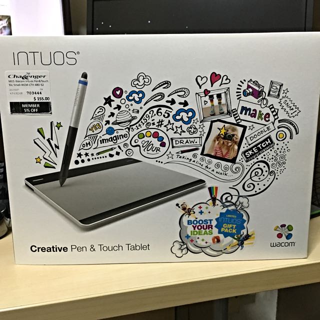 Wacom Intuos Pen & Touch Small, Health & Nutrition, Health Monitors ...