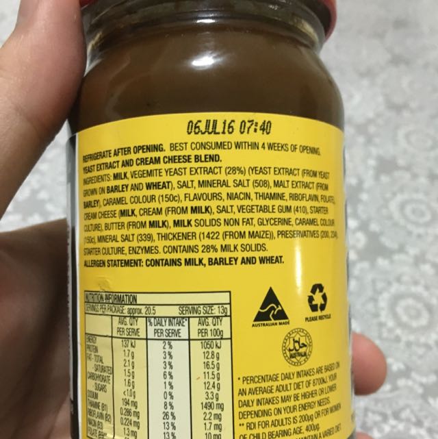 VEGEMITE- Cheesybite (270g), Community on Carousell