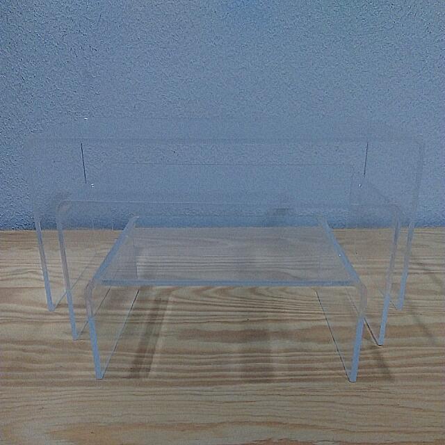 Acrylic display stand / stairs / steps (small size), Furniture & Home ...