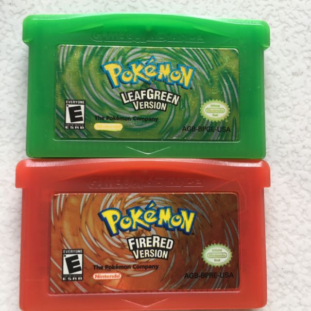 POKEMON $60 LEAFGREEN AND FIRERED, Hobbies & Toys, Toys & Games on ...