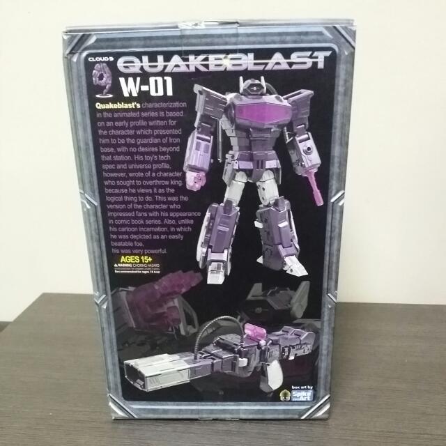 Reserved Third Party Transformers Quakeblast Aka Shockwave, Hobbies ...
