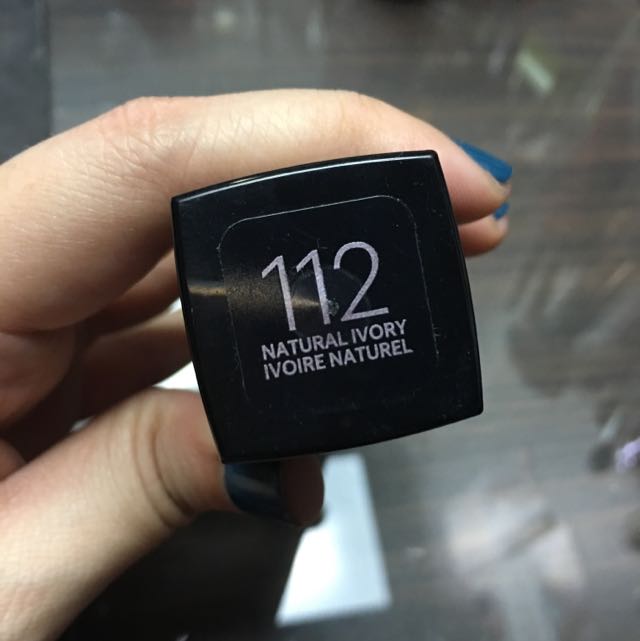 Used 2x Maybelline Fit Me Matte Poreless Foundation Natural Ivory 112 ...