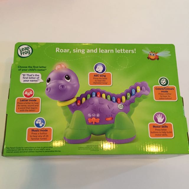 (BNIB) Leapfrog Lettersaurus, Hobbies & Toys, Toys & Games on Carousell