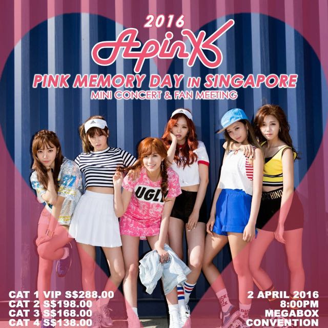Helping To Queue For Apink Fanmeet And Concert Ticket, Hobbies & Toys ...