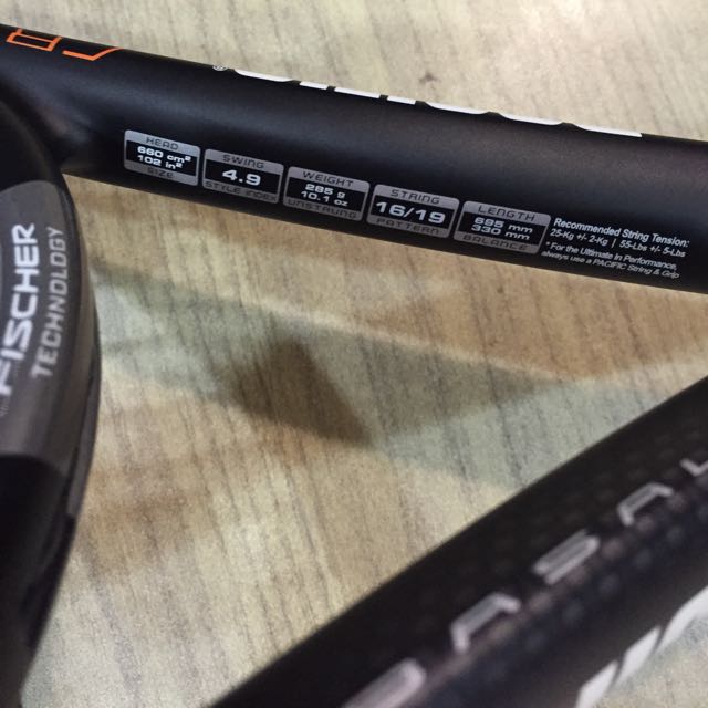 Pacific Raptor Tennis Racket (Fischer Technology), Sports Equipment ...
