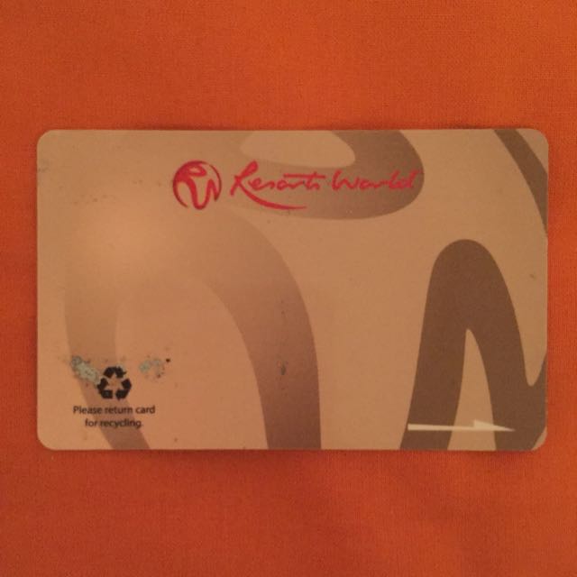 Resorts World Premium Card, Hobbies & Toys, Memorabilia & Collectibles ...